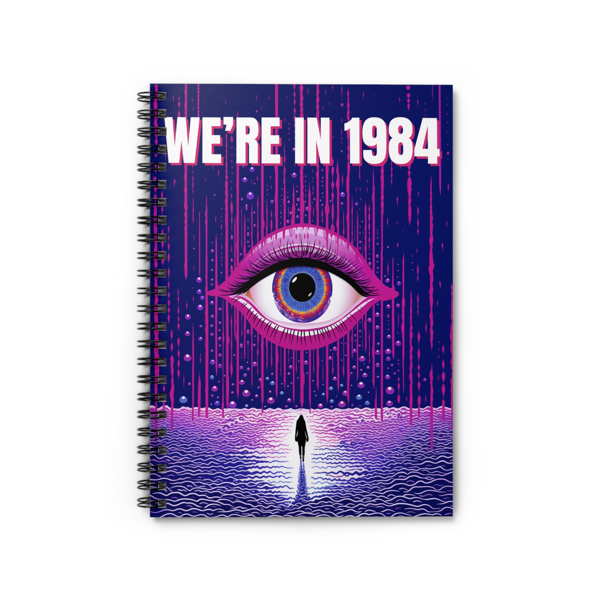 1984 Spiral Notebook - Ruled Line – Red Menace Supply Co.